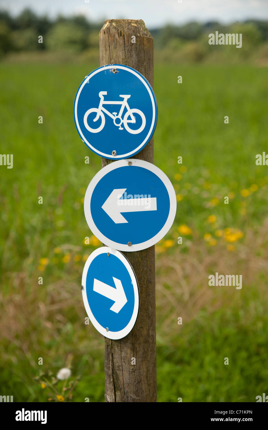 A Cycle path sign at Bluestone National Park resort holiday vacation ...