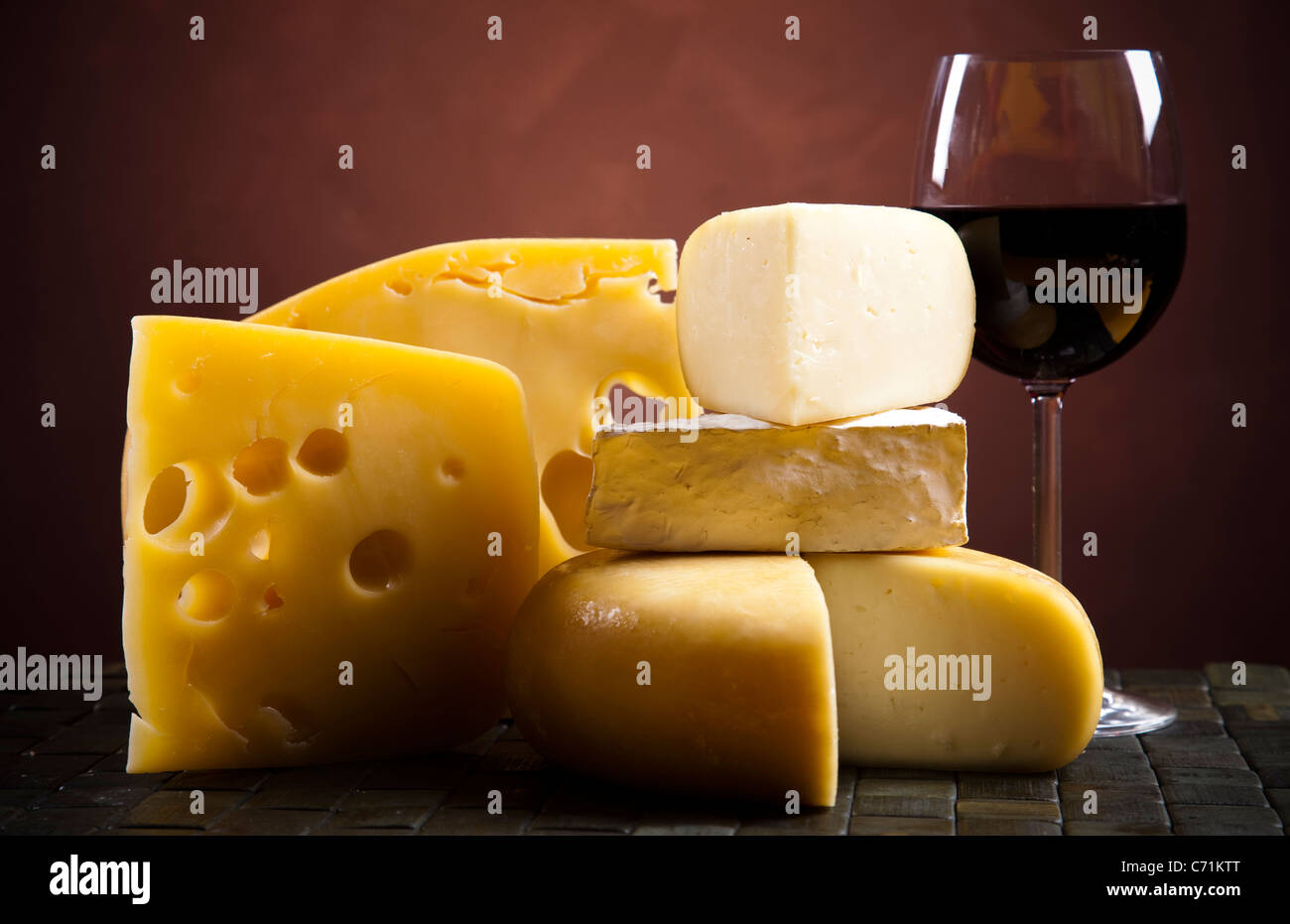 Wine and Cheese still life Stock Photo - Alamy