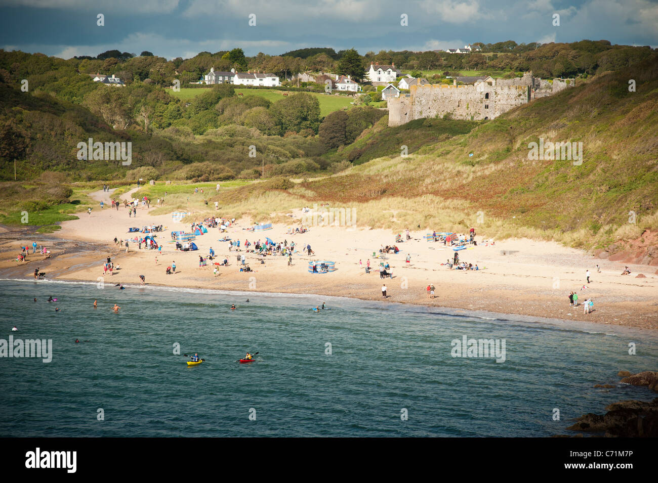 Manorbier Castle High Resolution Stock Photography and Images - Alamy