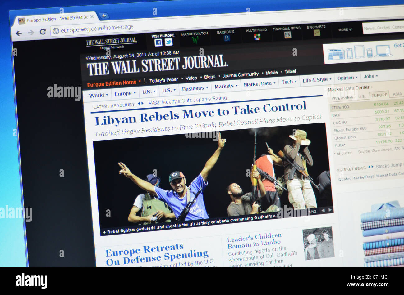 Wsj logo hi-res stock photography and images - Alamy