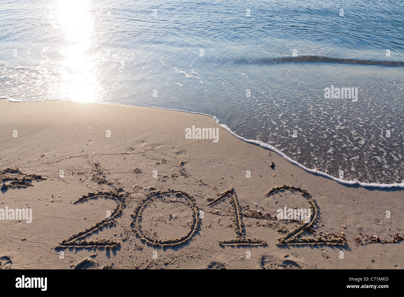 2012 Written On Sand High Resolution Stock Photography and Images - Alamy