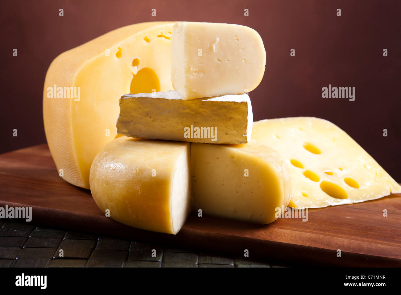 Still-life with cheese Stock Photo - Alamy