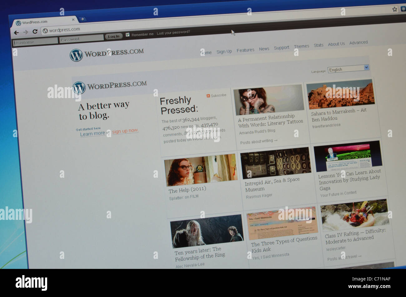 Wordpress hi-res stock photography and images - Alamy