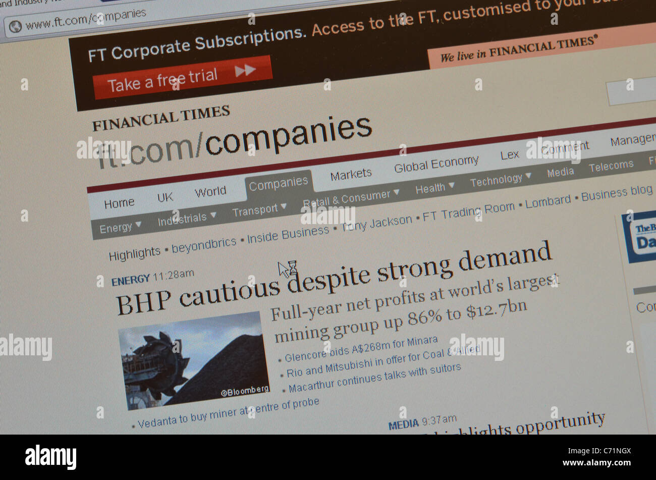 Ft com hi-res stock photography and images - Alamy