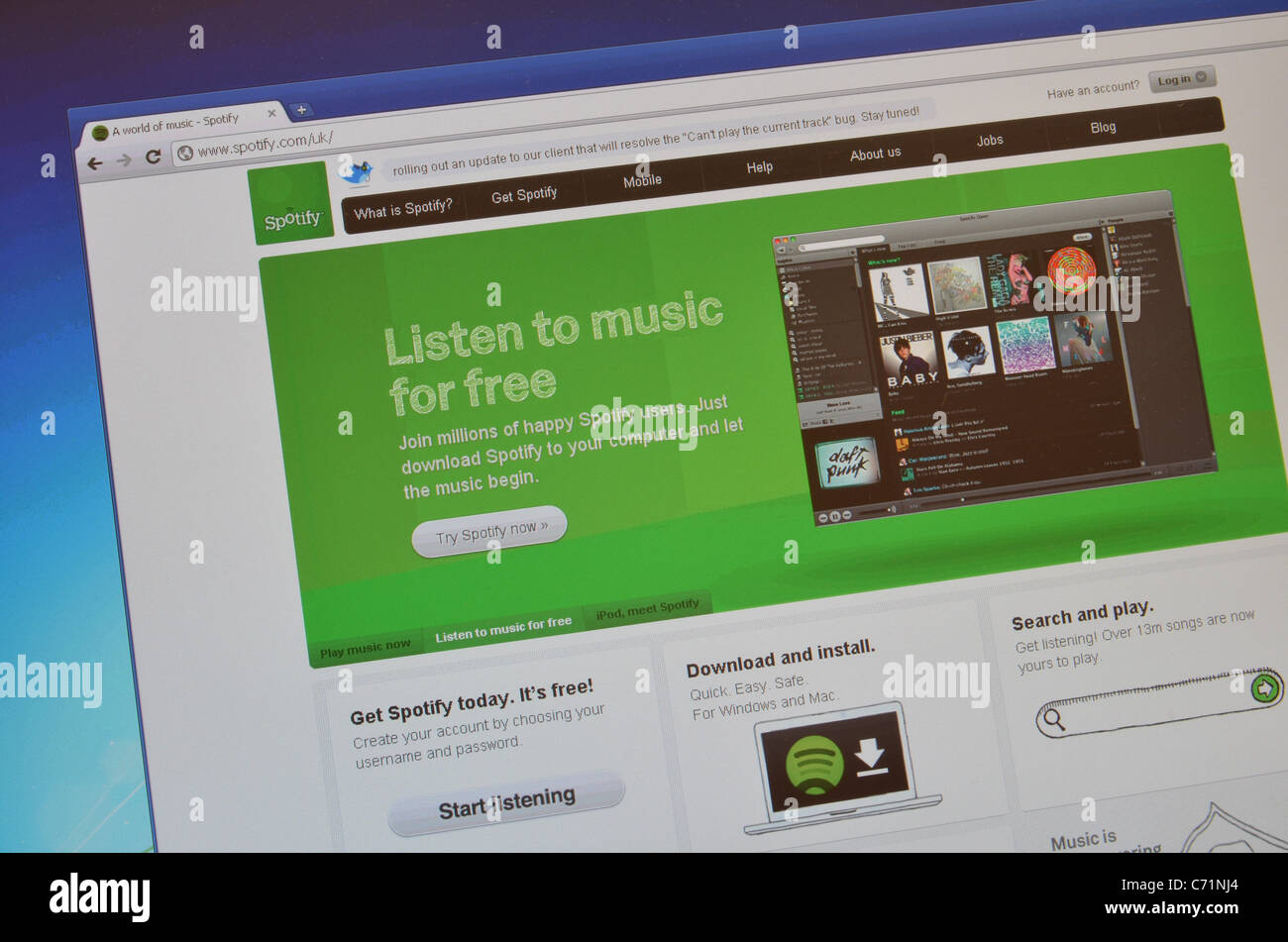 Spotify hi-res stock photography and images - Alamy