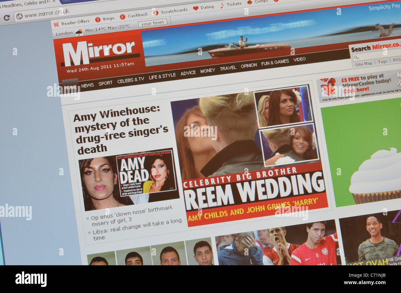 Daily mirror logo hi-res stock photography and images - Alamy