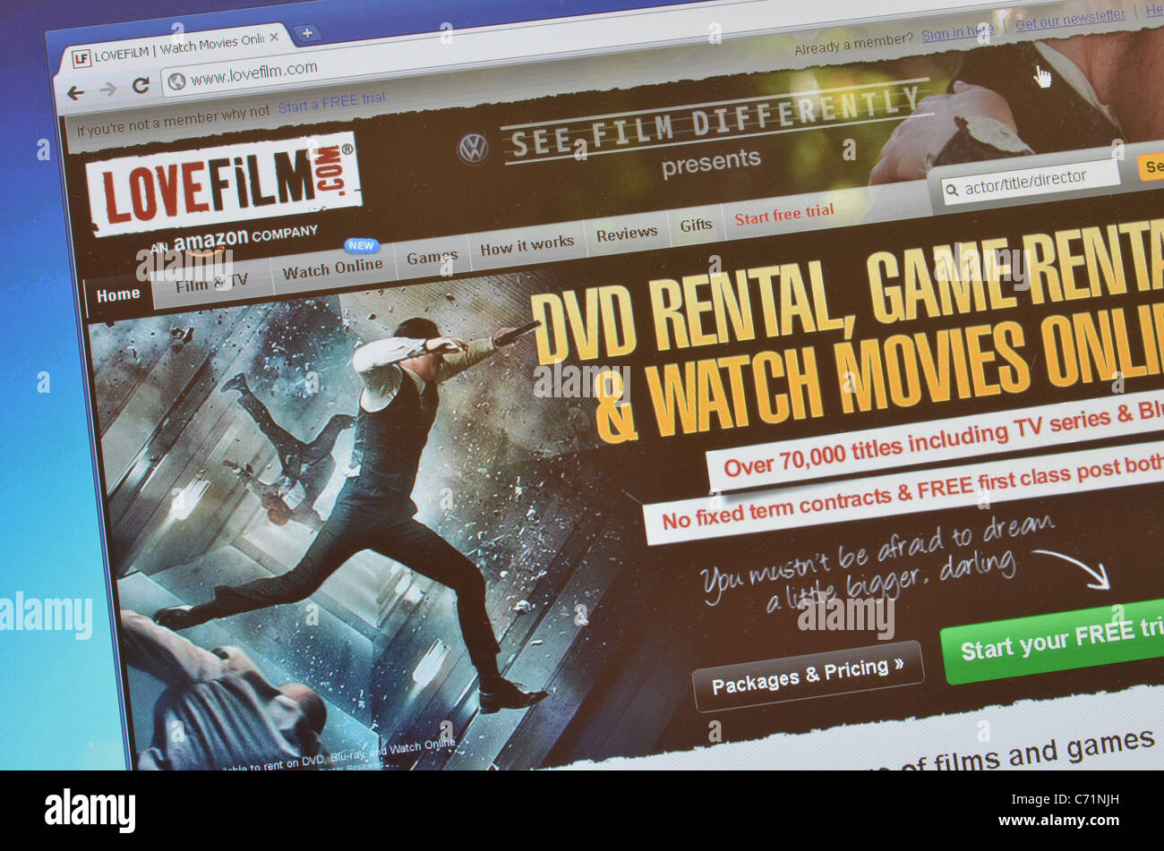 Lovefilm logo hi-res stock photography and images - Alamy