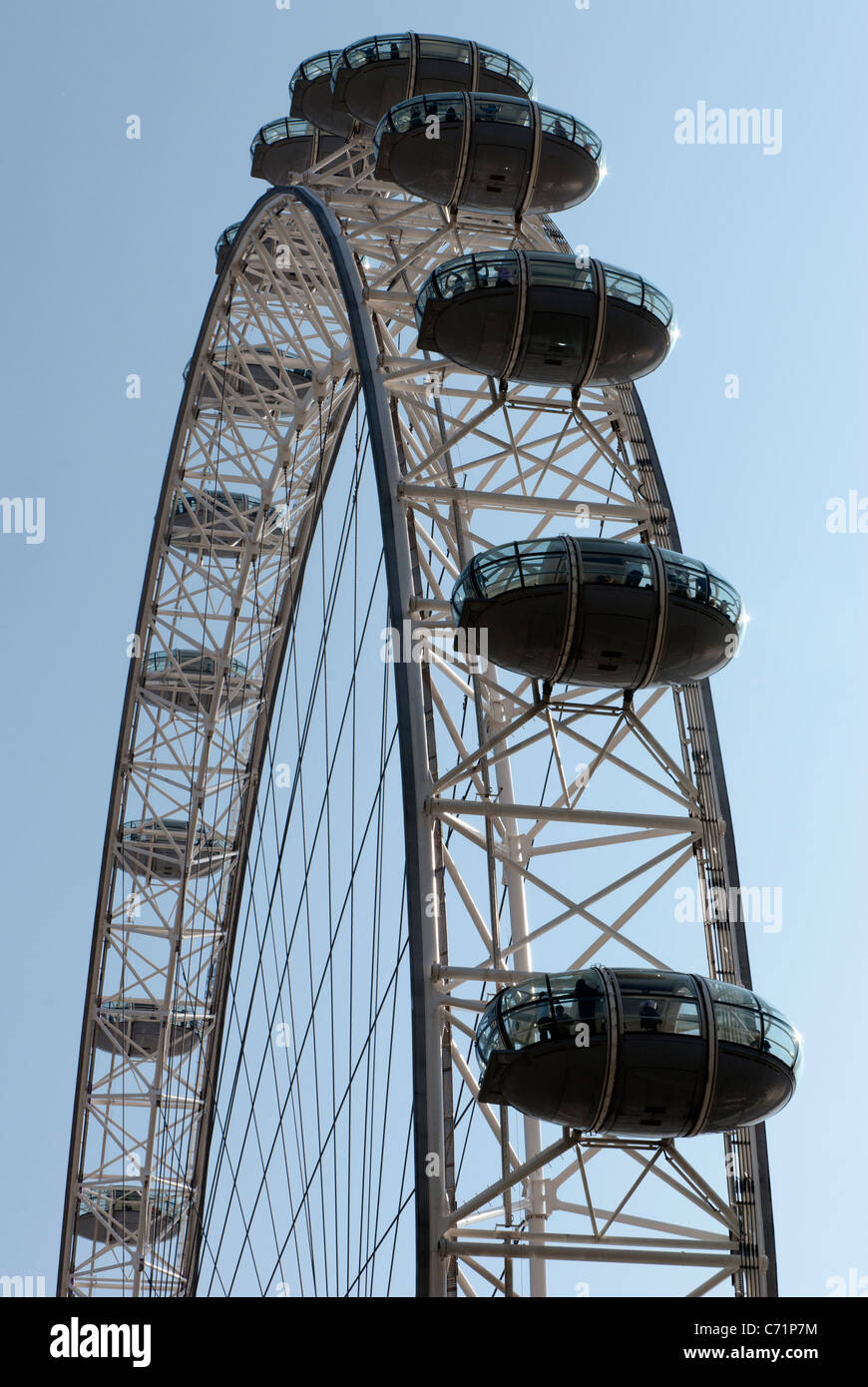 Capsule of the London eye - London, England Stock Photo - Alamy