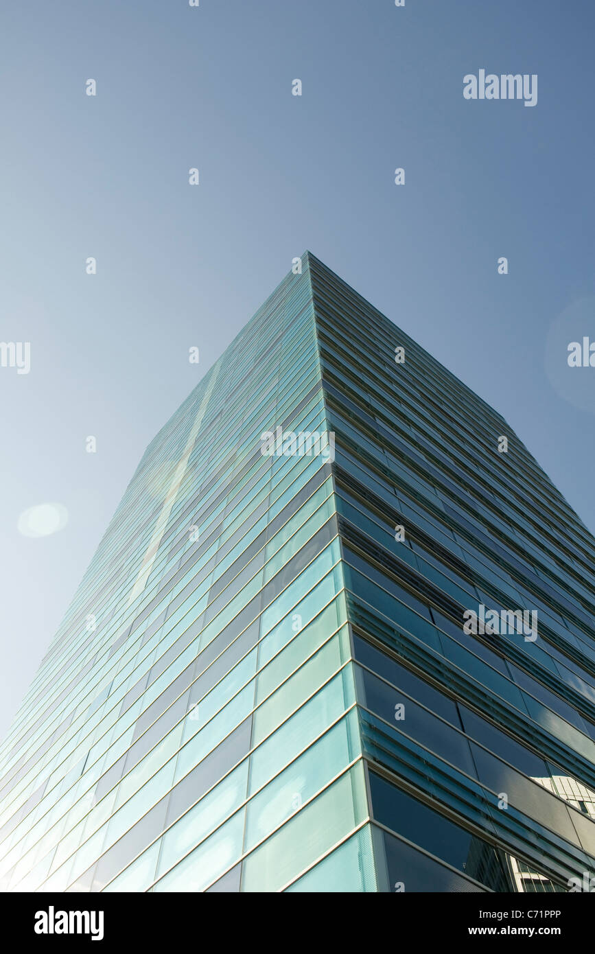 Modern office building, low angle view Stock Photo - Alamy