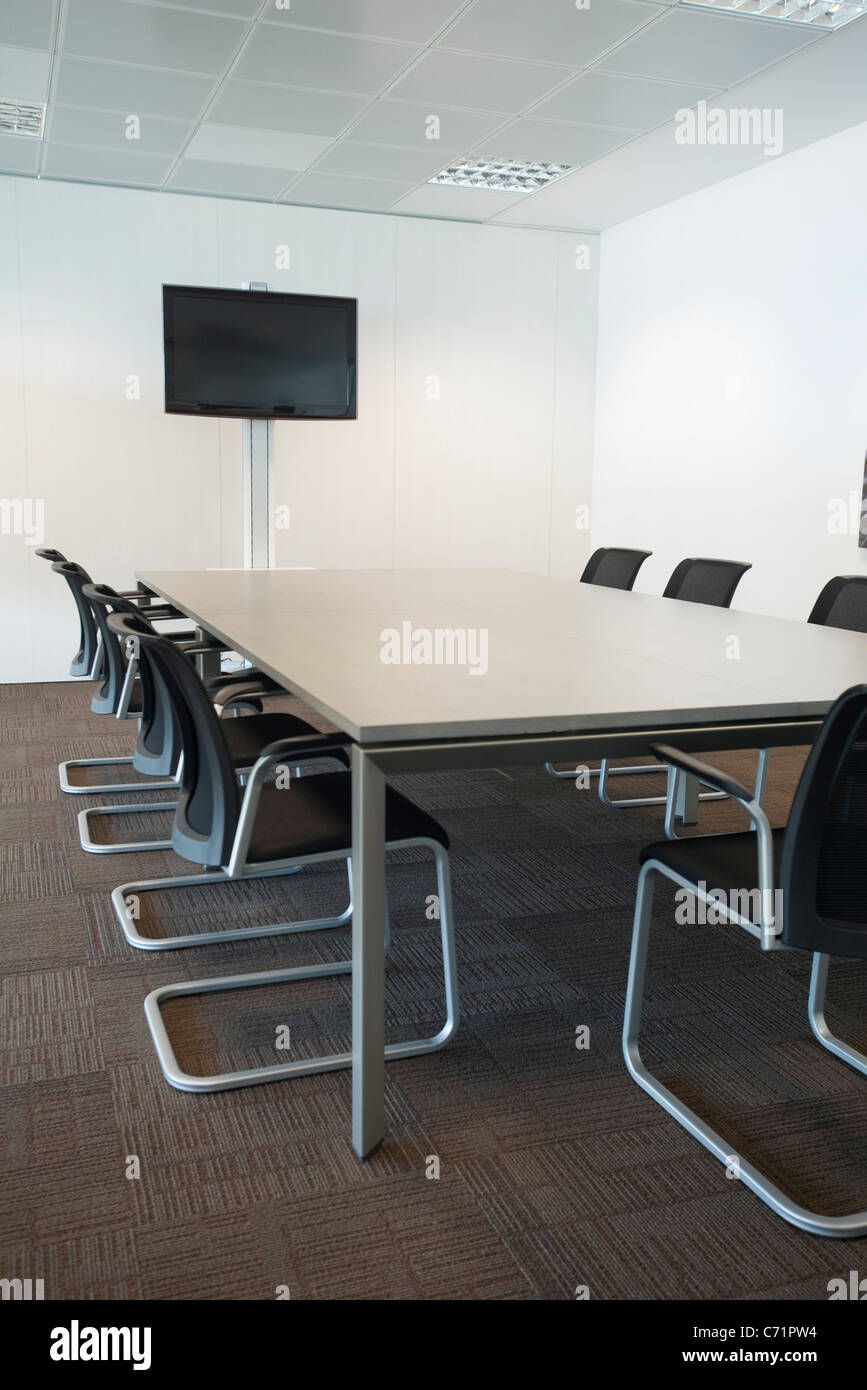 Empty conference room Stock Photo - Alamy