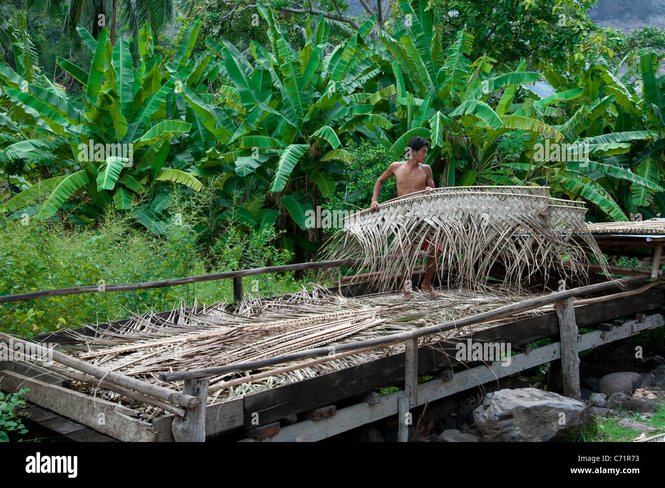 French Polynesia Taipivai Stock Photo - Alamy