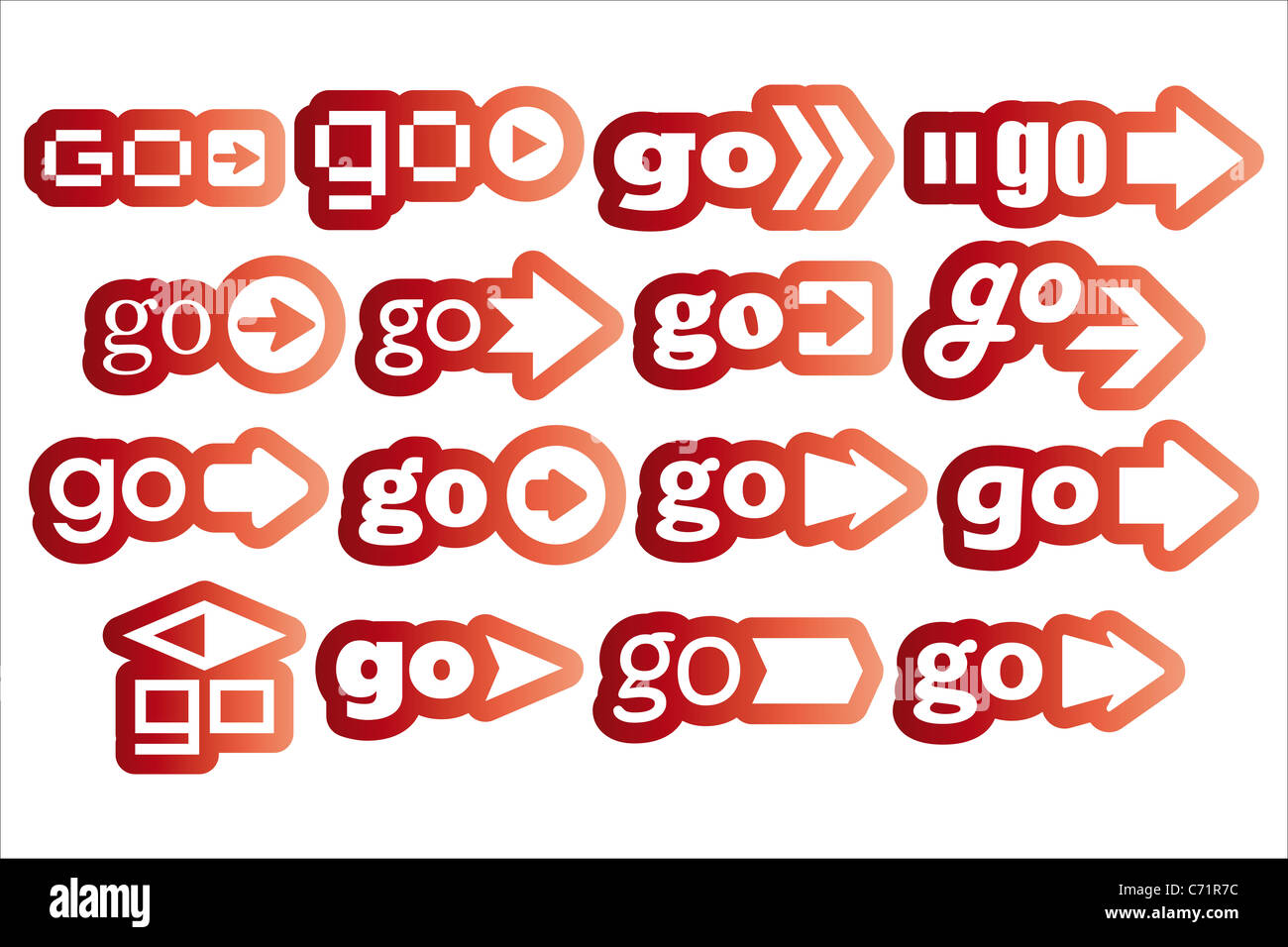 Big Set Web Buttons Web High Resolution Stock Photography and Images ...