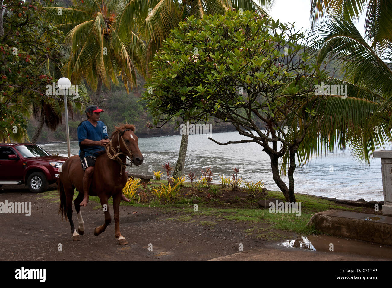 Marquesas Islands Hatiheu High Resolution Stock Photography and Images ...
