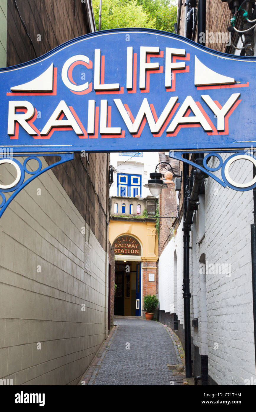 Lower Cliff Railway Station Bridgnorth Shropshire England Stock Photo ...