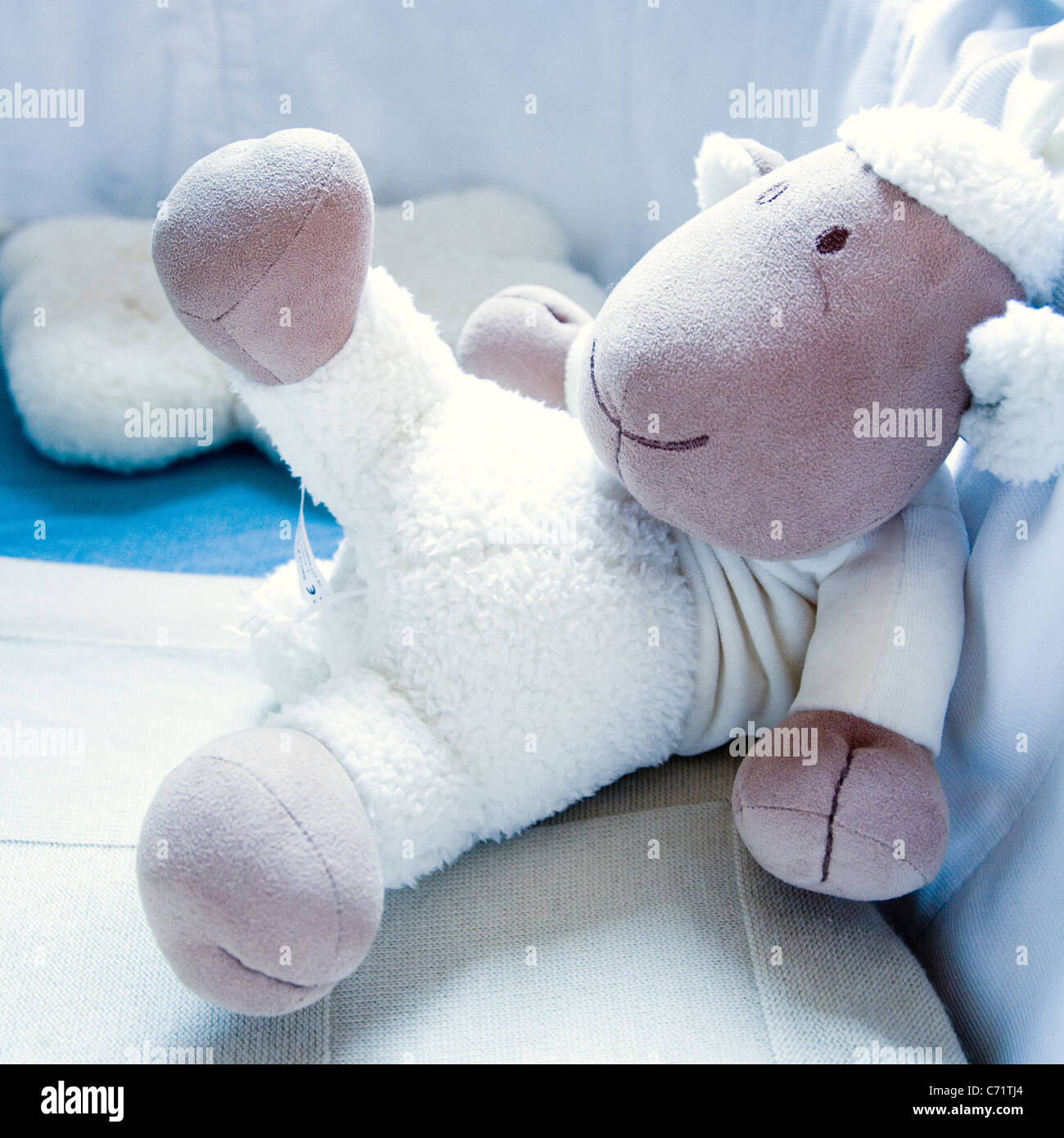 Stuffed toy sheep Stock Photo - Alamy
