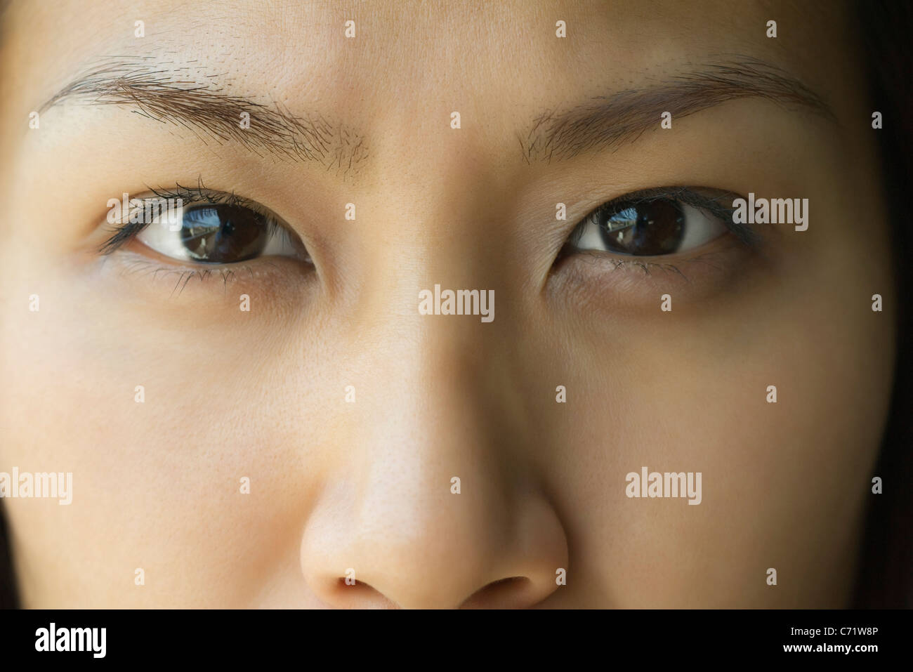 Face of woman, cropped Stock Photo - Alamy