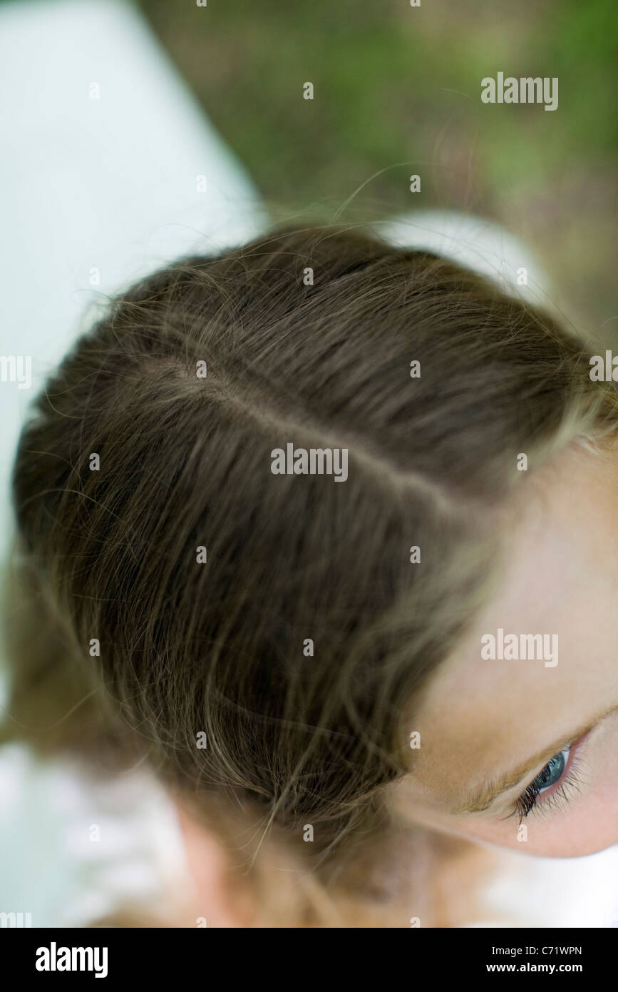 Parted hair hi-res stock photography and images - Alamy