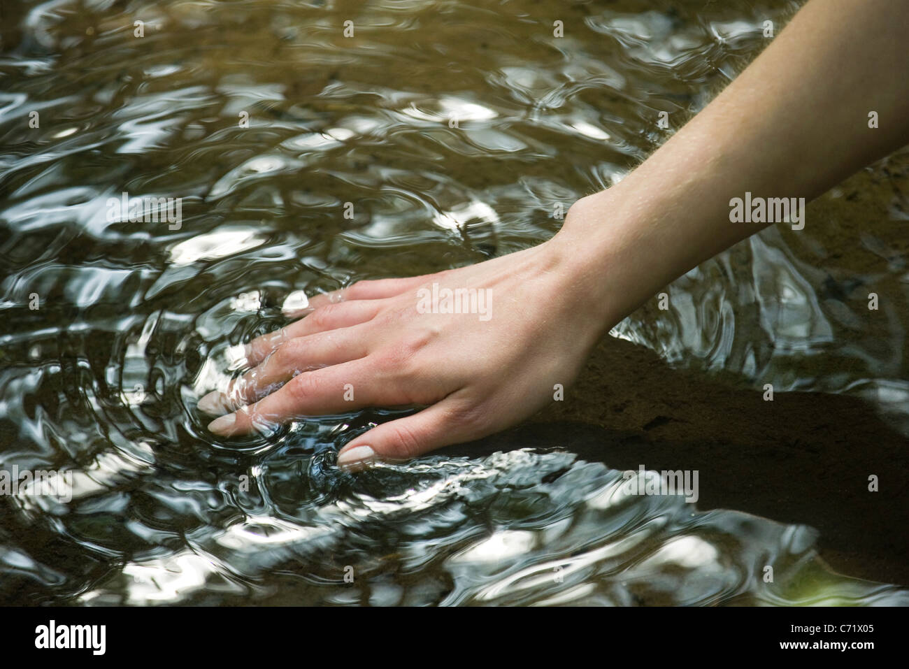 Feeling the water hi-res stock photography and images - Alamy
