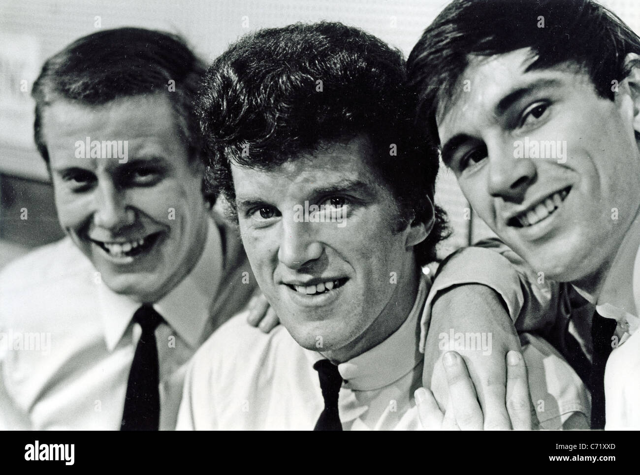 THE BIG THREE UK pop group in late 1962. From left: Brian Griffiths ...