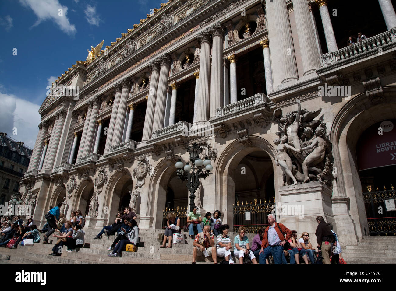Facade of the Palais Garnier Opera House; Paris; France Stock Photo - Alamy