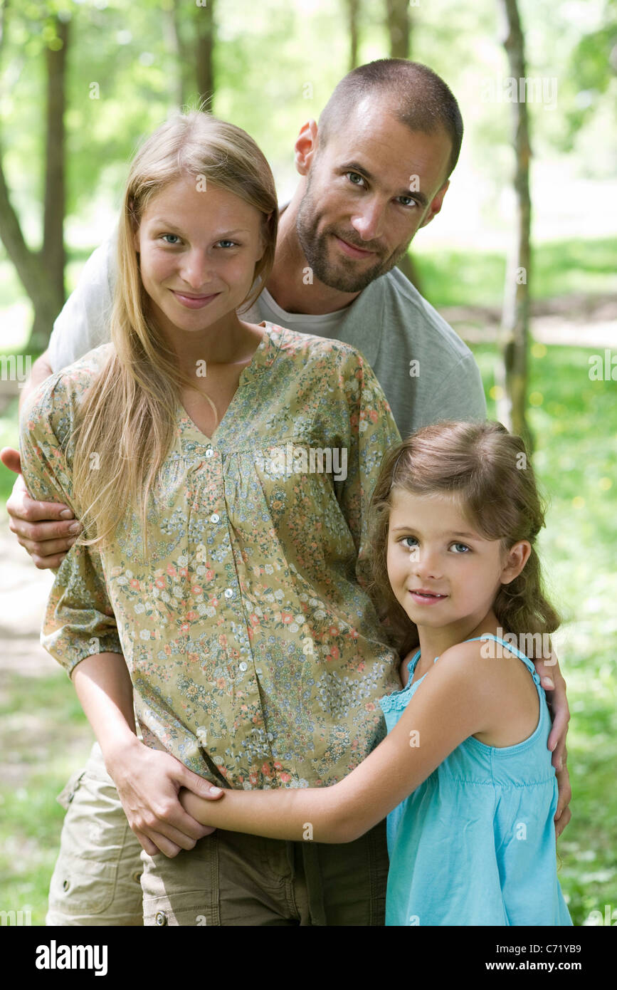 Family together outdoors, portrait Stock Photo - Alamy