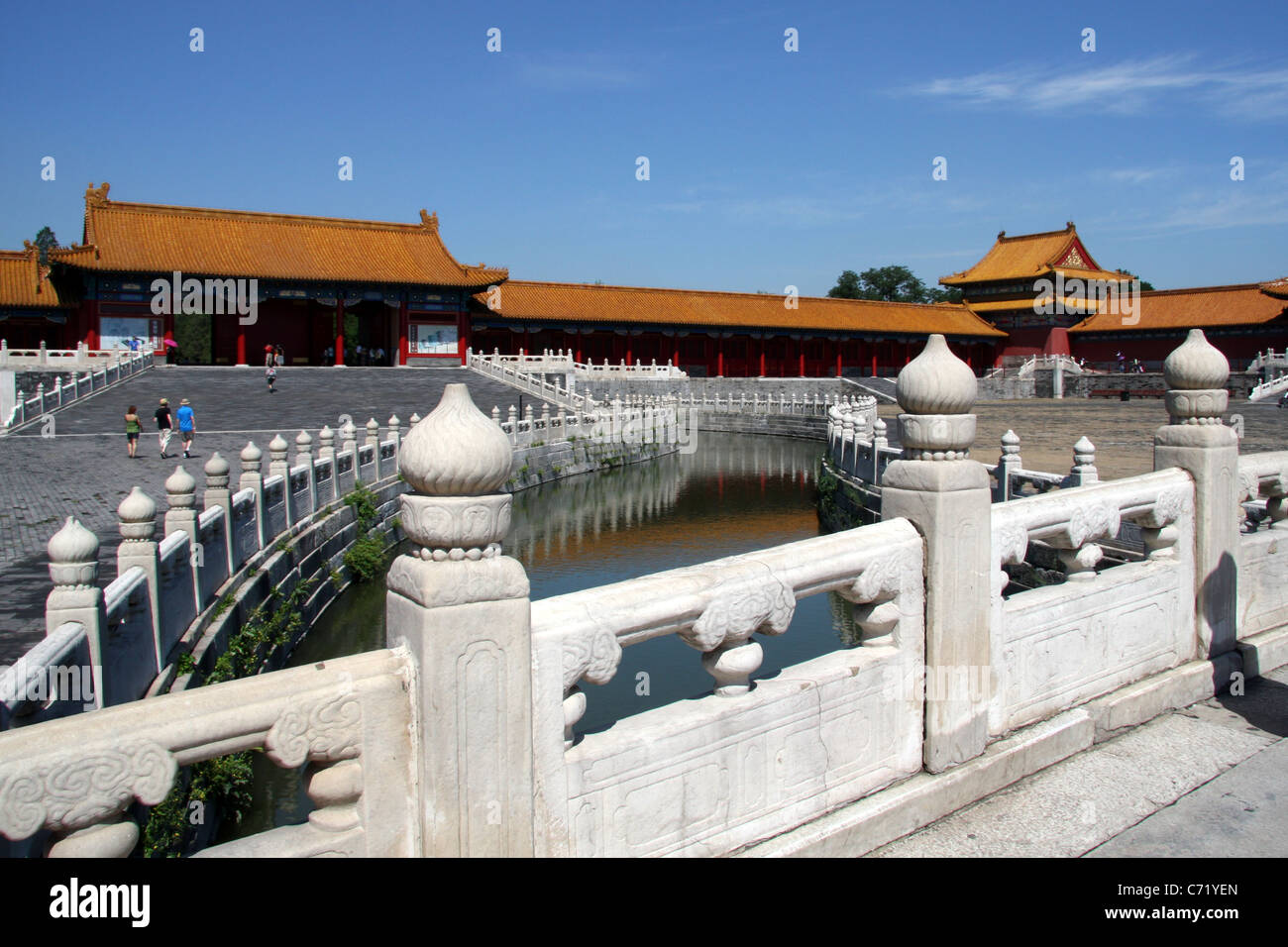 Bridge over the Inner Golden River at the First Courtyard, Forbidden ...