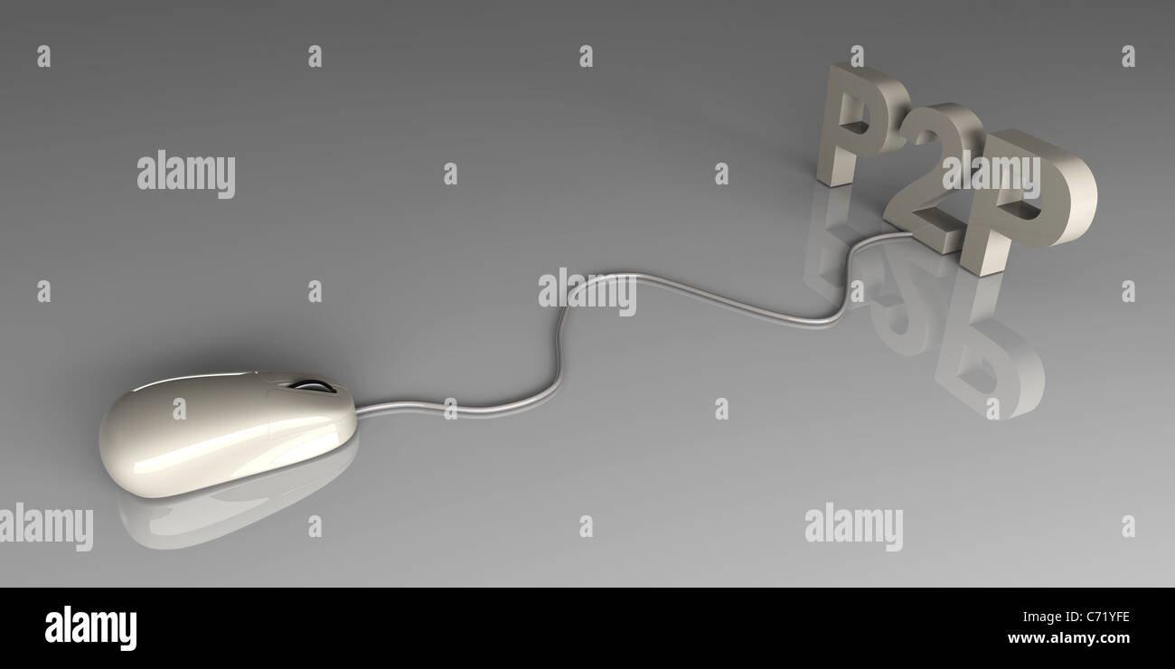 Peer to peer connection Stock Photo - Alamy