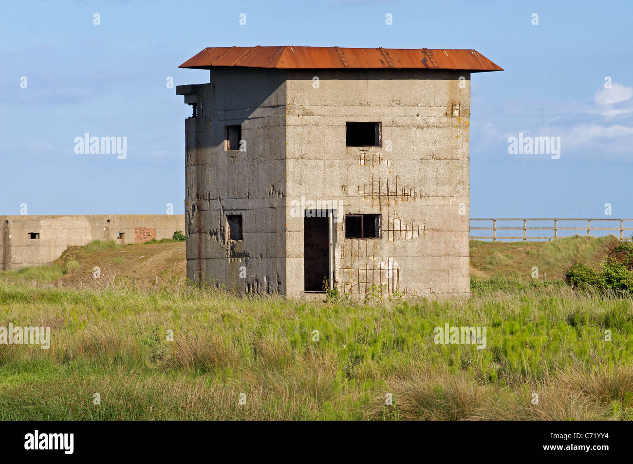 World war two lookout tower hi-res stock photography and images - Alamy