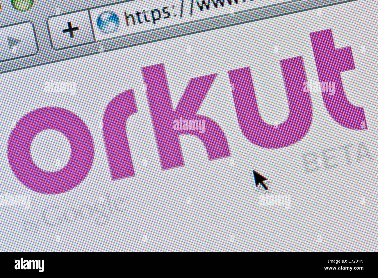 Close up of the Orkut logo as seen on its website. (Editorial use only: ­print, TV, e-book and ...
