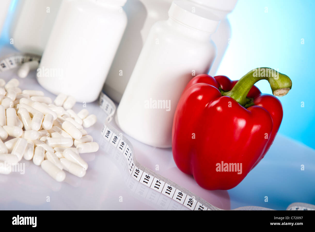 Supplement sport diet Stock Photo - Alamy