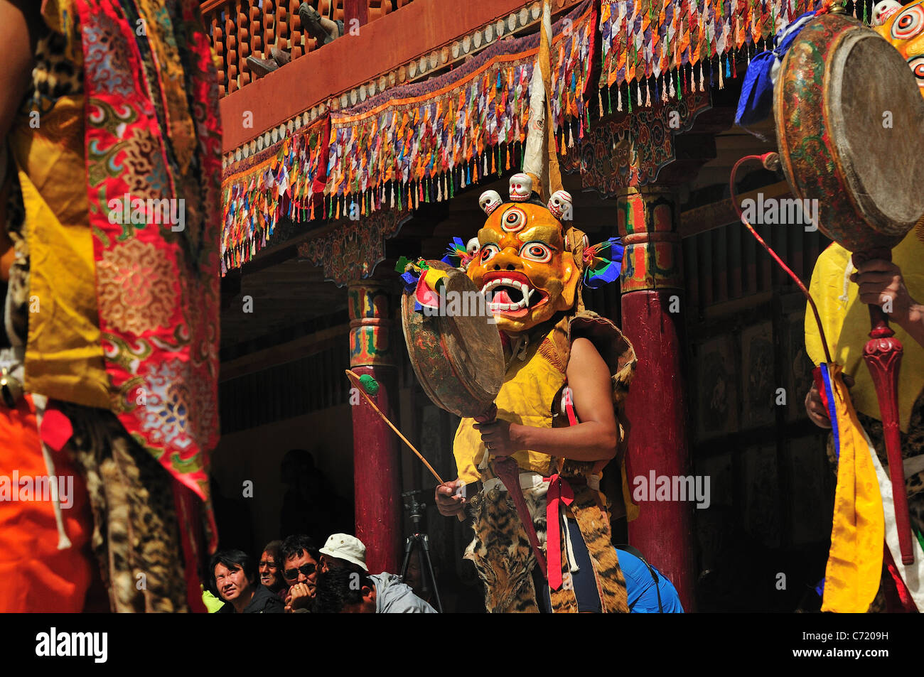 Chaam Musk Dance Festival started at Hemis Gompa Stock Photo - Alamy