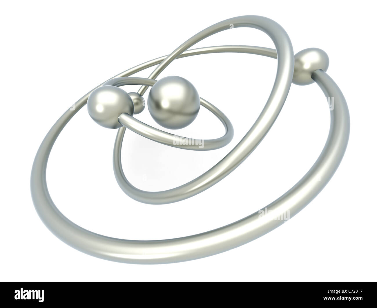 An atomic Model Stock Photo - Alamy