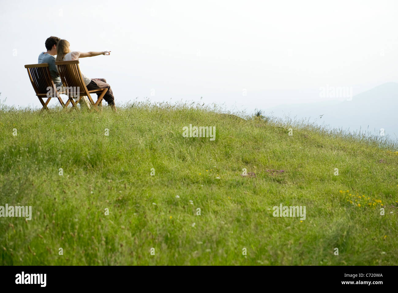 People Sitting Adirondack Chair High Resolution Stock Photography and ...