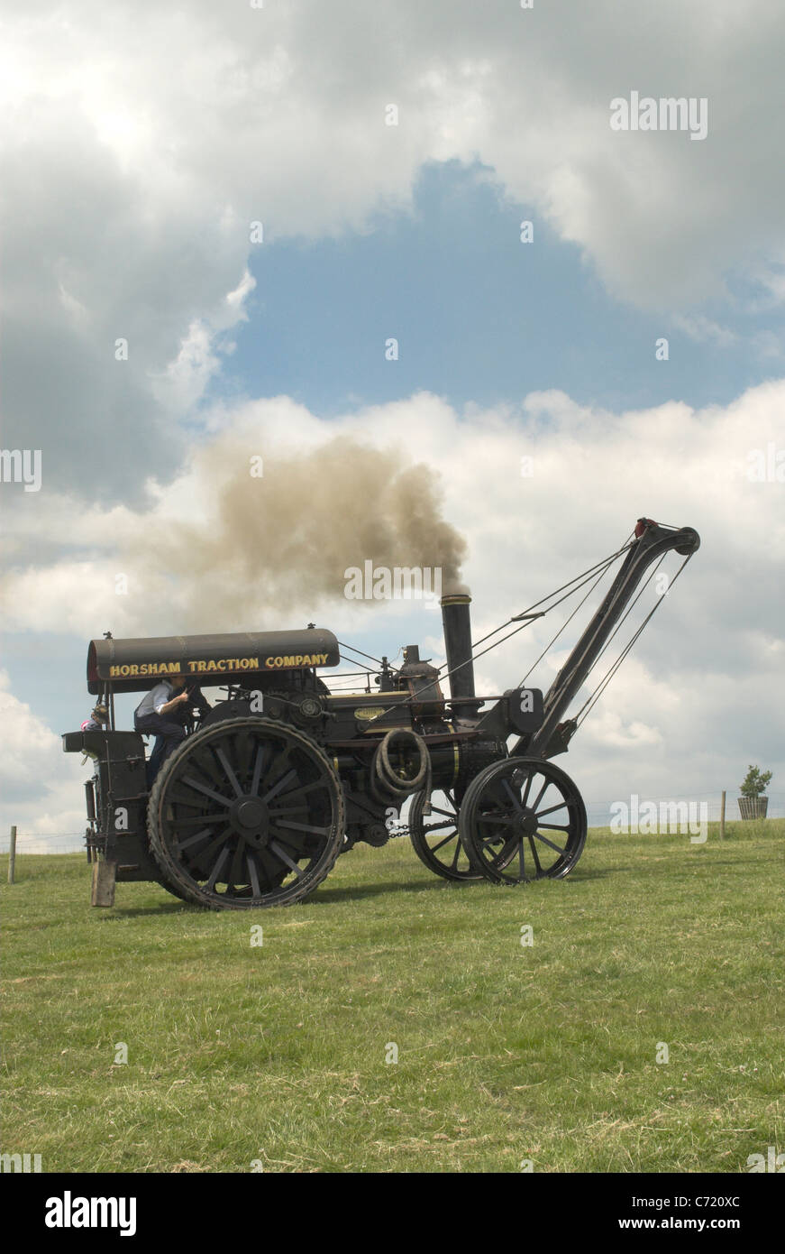 A Fowler 8nhp B5 Road Locomotive Crane Engine, built 1901 and pictured ...