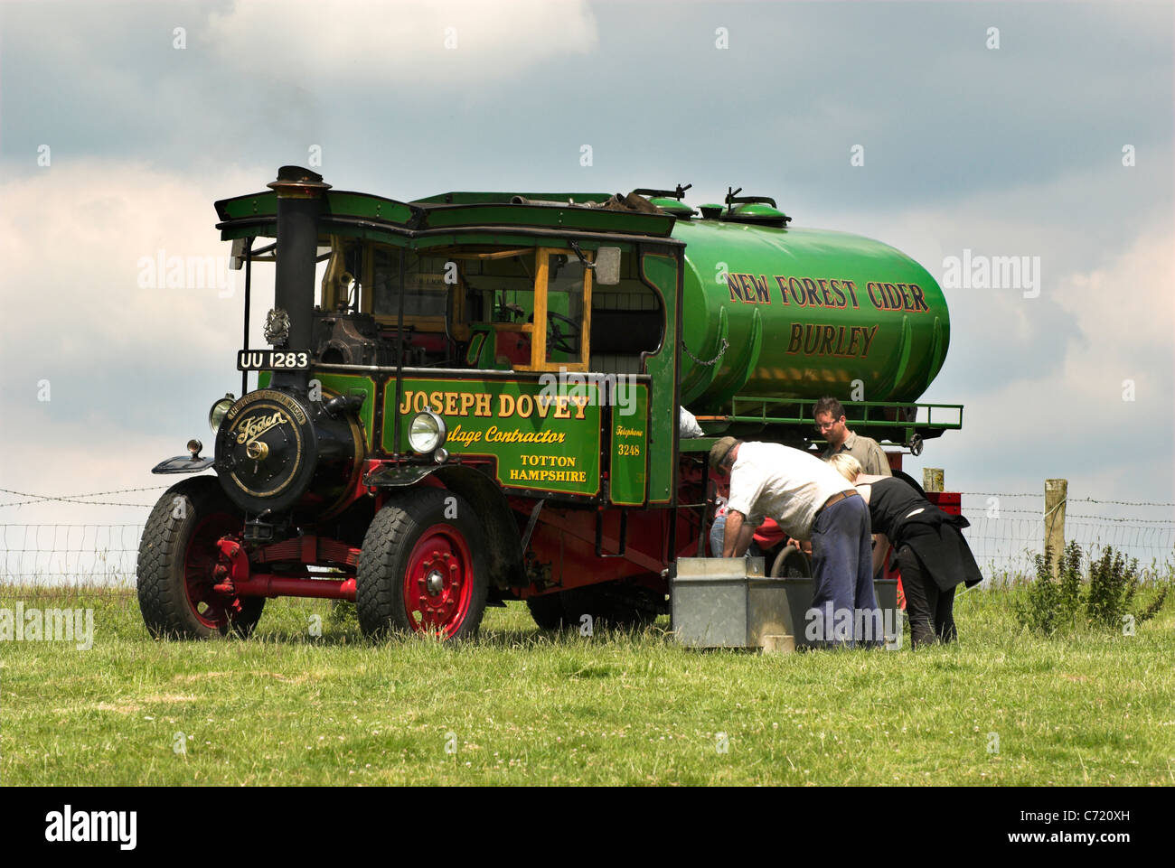 A Foden Steam Wagon, built 1929 pictured at the Wiston Steam Rally in ...