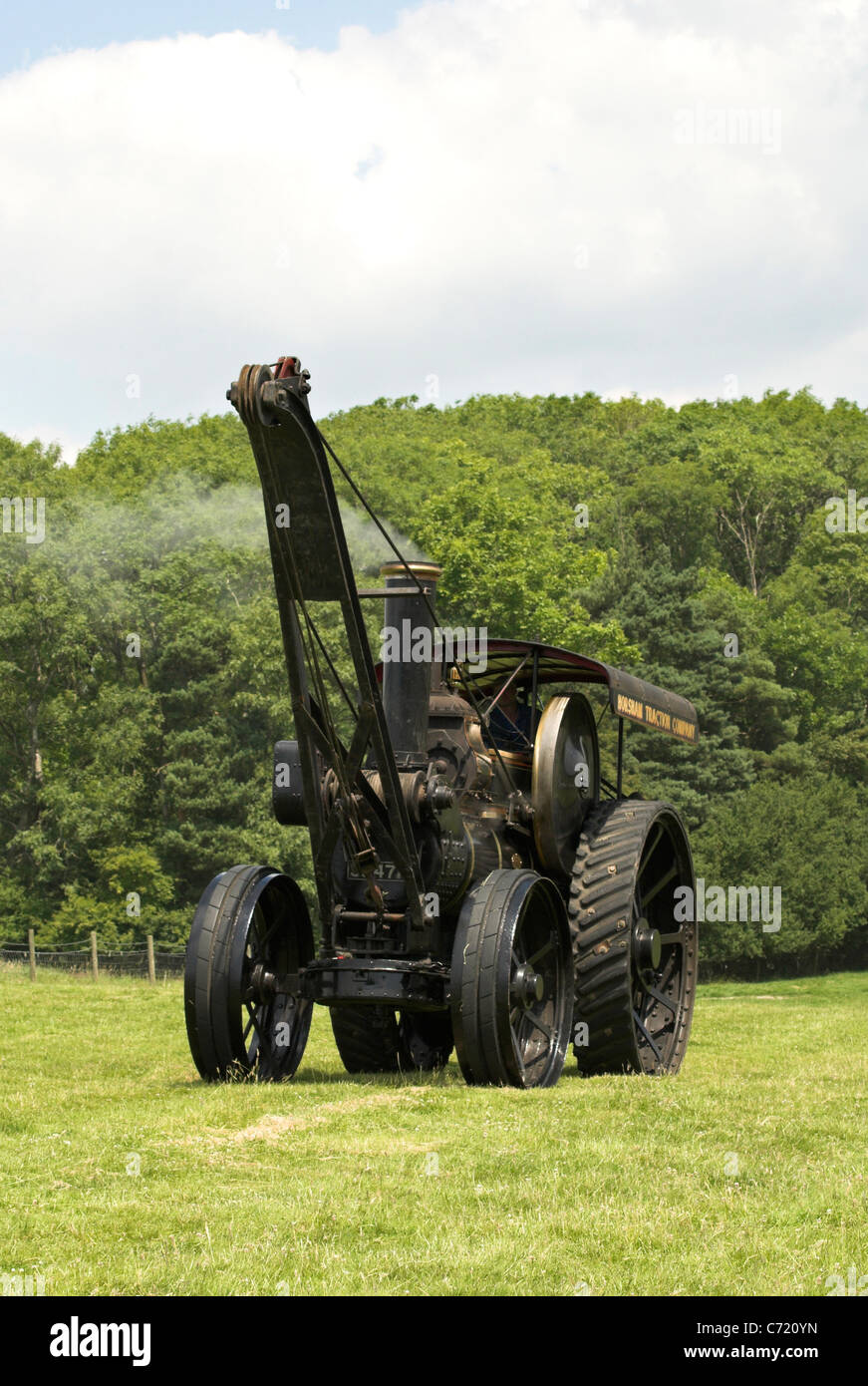 A Fowler 8nhp B5 Road Locomotive Crane Engine, built 1901 and pictured ...