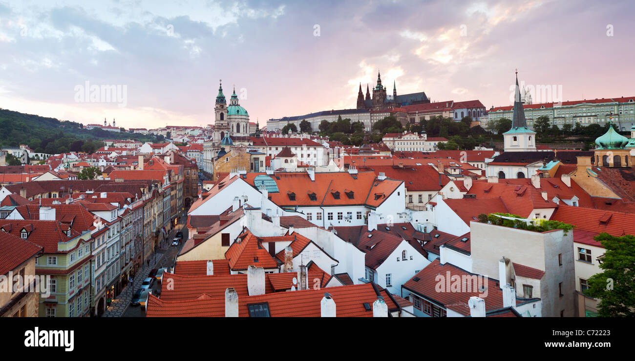 Town rooftops hi-res stock photography and images - Alamy