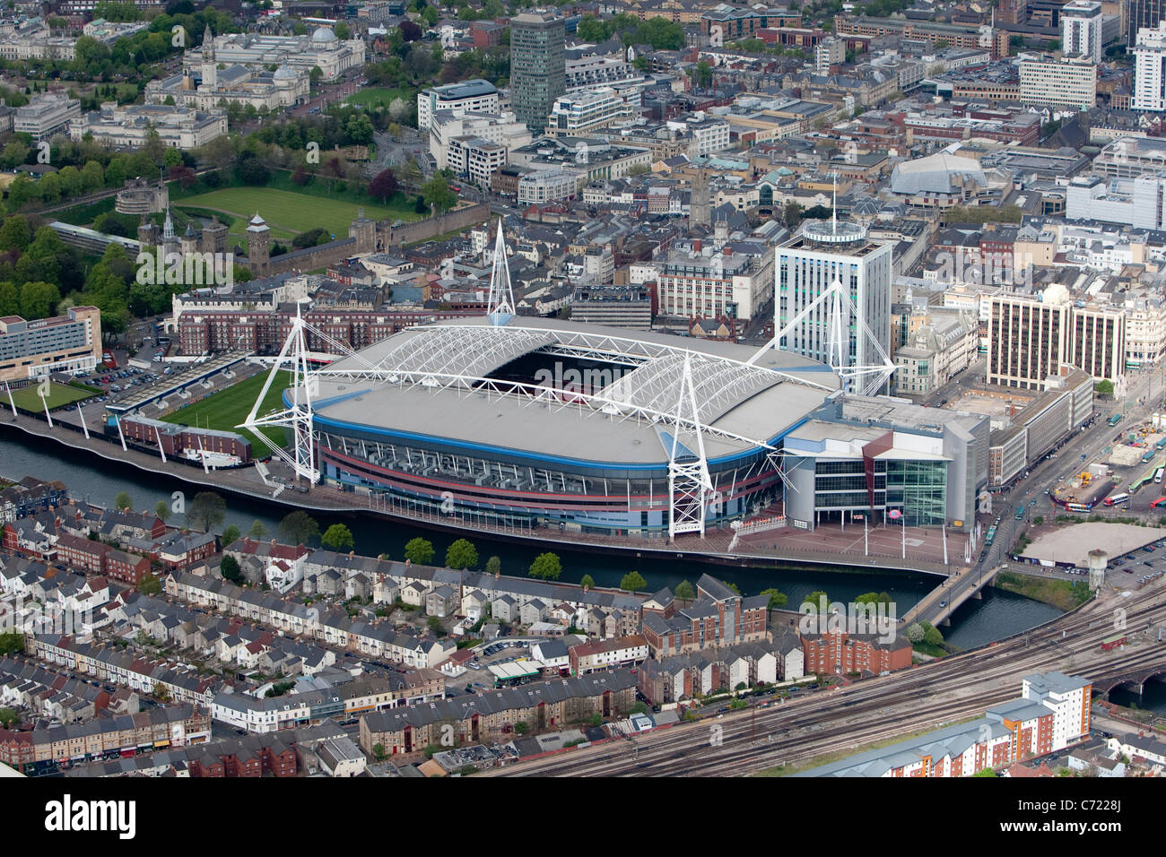 Cardiff Stadium Aerial High Resolution Stock Photography and Images - Alamy