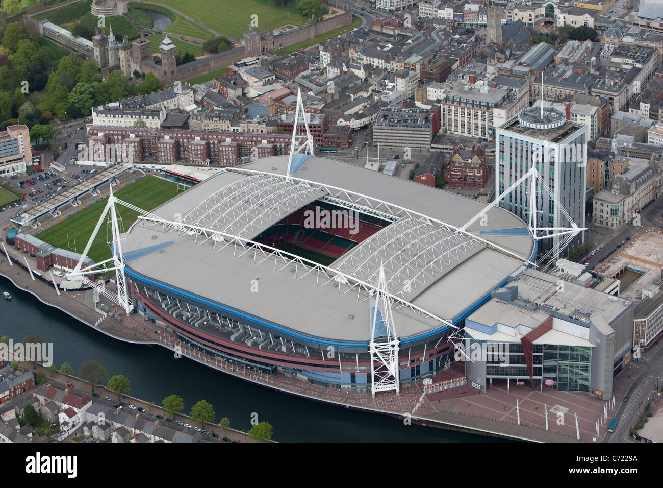 Cardiff Stadium Aerial High Resolution Stock Photography and Images - Alamy