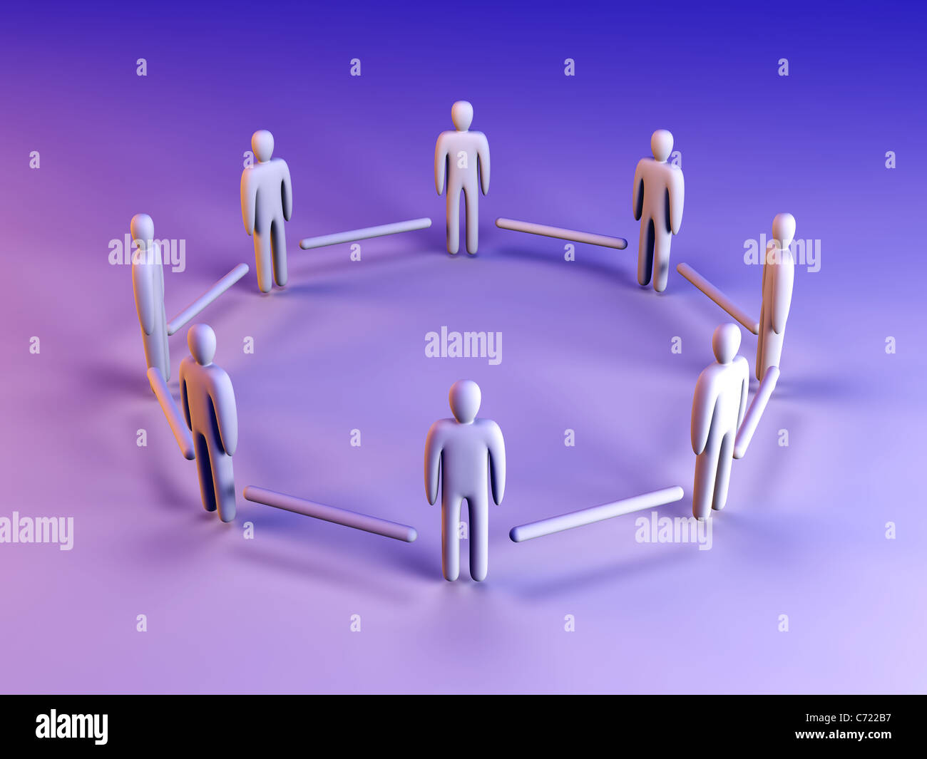 Power of Teamwork Stock Photo - Alamy