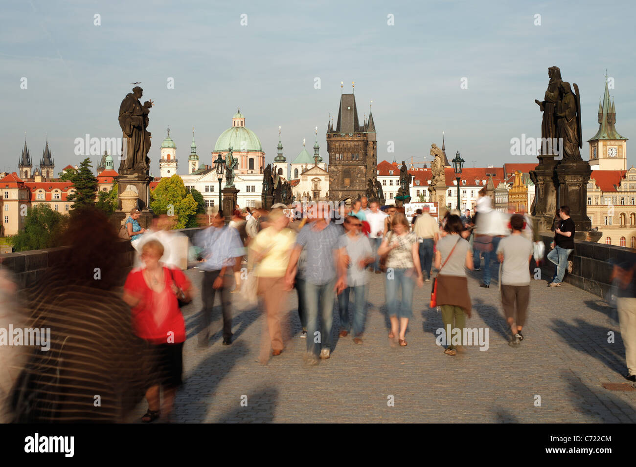 Prague tourists people unesco hi-res stock photography and images - Alamy