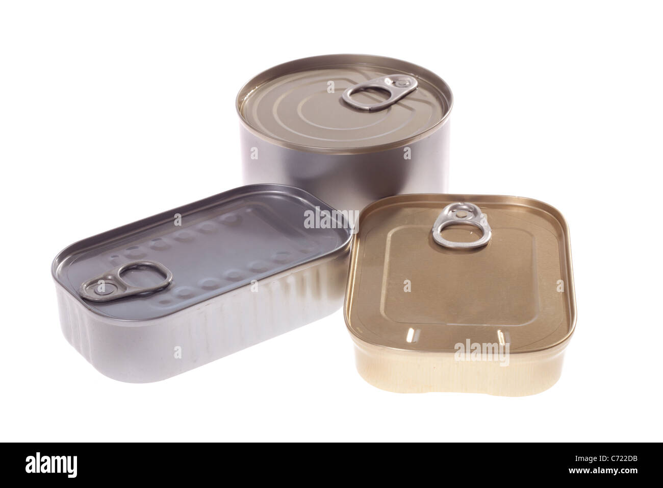 canned fish, isolated on the white Stock Photo - Alamy