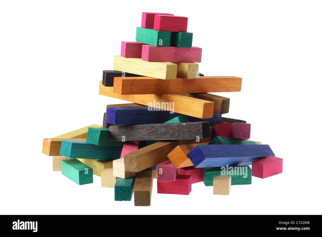 Toy blocks pile hi-res stock photography and images - Alamy