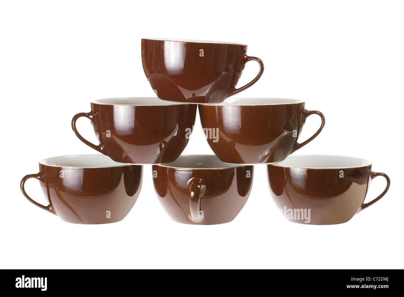 Stack of Cups Stock Photo - Alamy