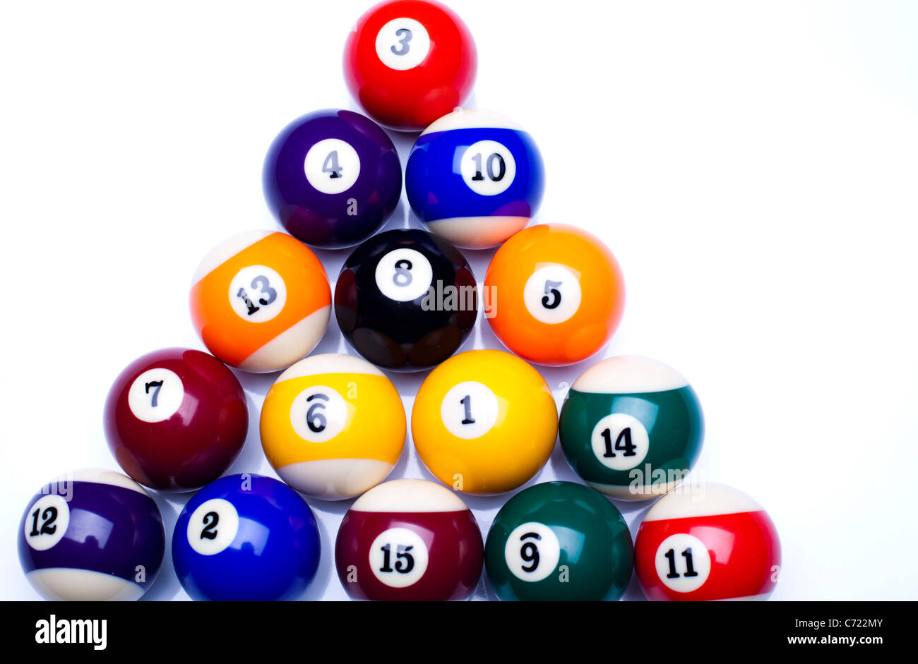 Arrangement ball billiard billiard table hi-res stock photography and ...