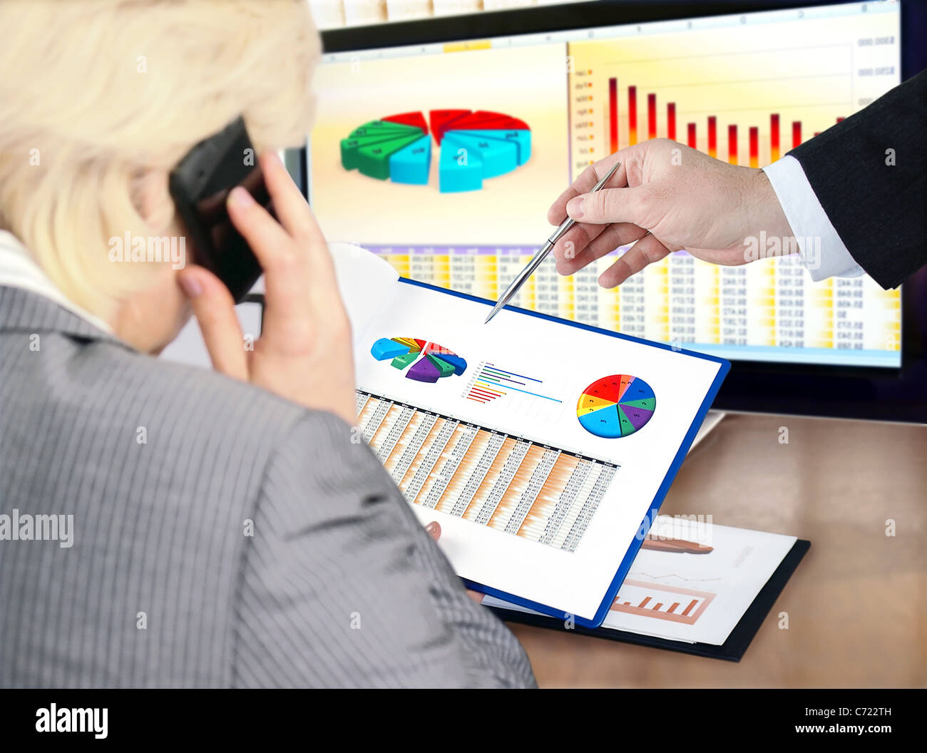 Professionals analysing data hi-res stock photography and images - Alamy