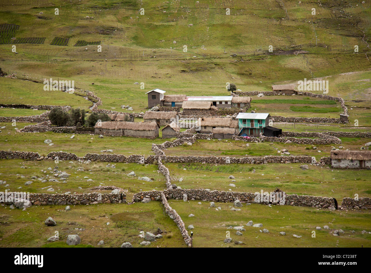 Rural home in the Andes Mountains, Peru Stock Photo - Alamy