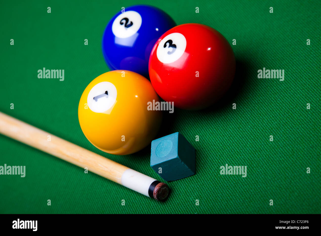 Close-up billiard balls Stock Photo - Alamy
