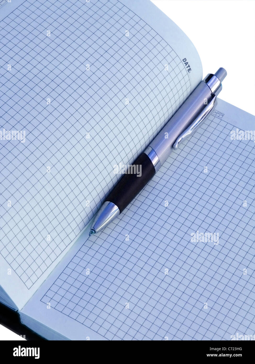 pen in a diary Stock Photo - Alamy