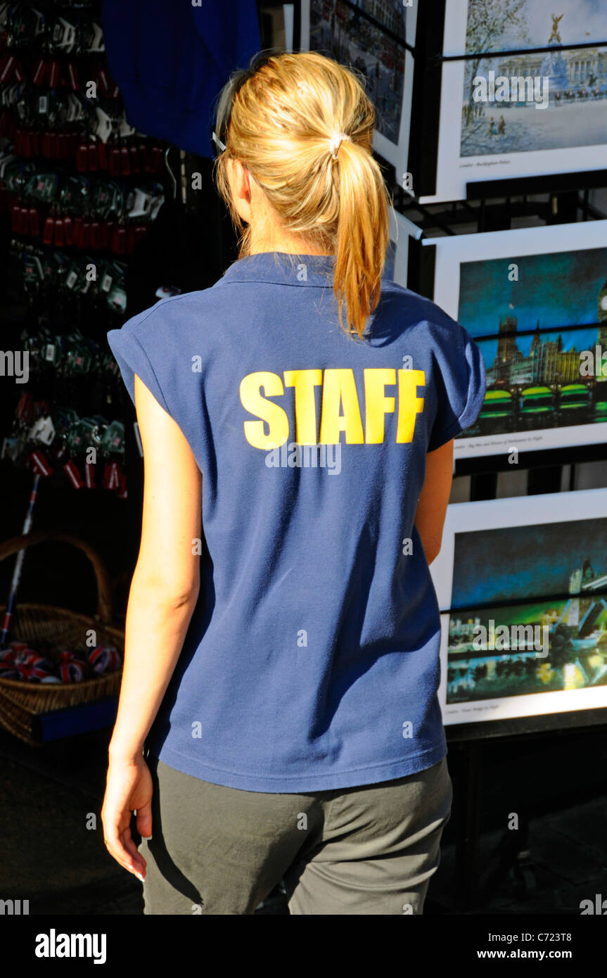 Retail worker back uk hi-res stock photography and images - Alamy